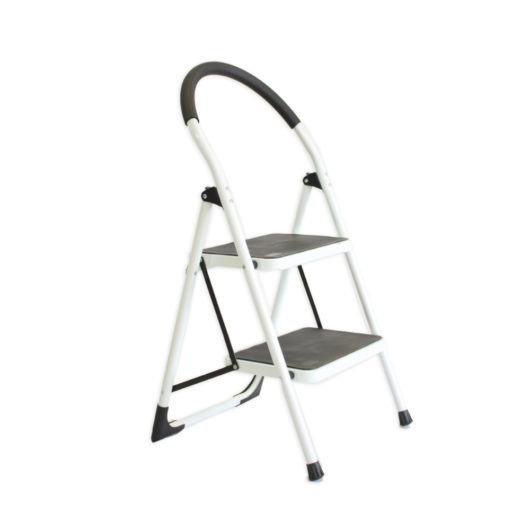 Escalera de 2 pasos plegable Blanca Ref. 13791-1